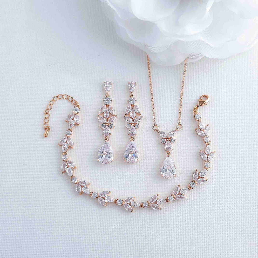 Bridal Jewellery Sets | Shop Matching Earrings, Necklace, Bracelet Sets ...